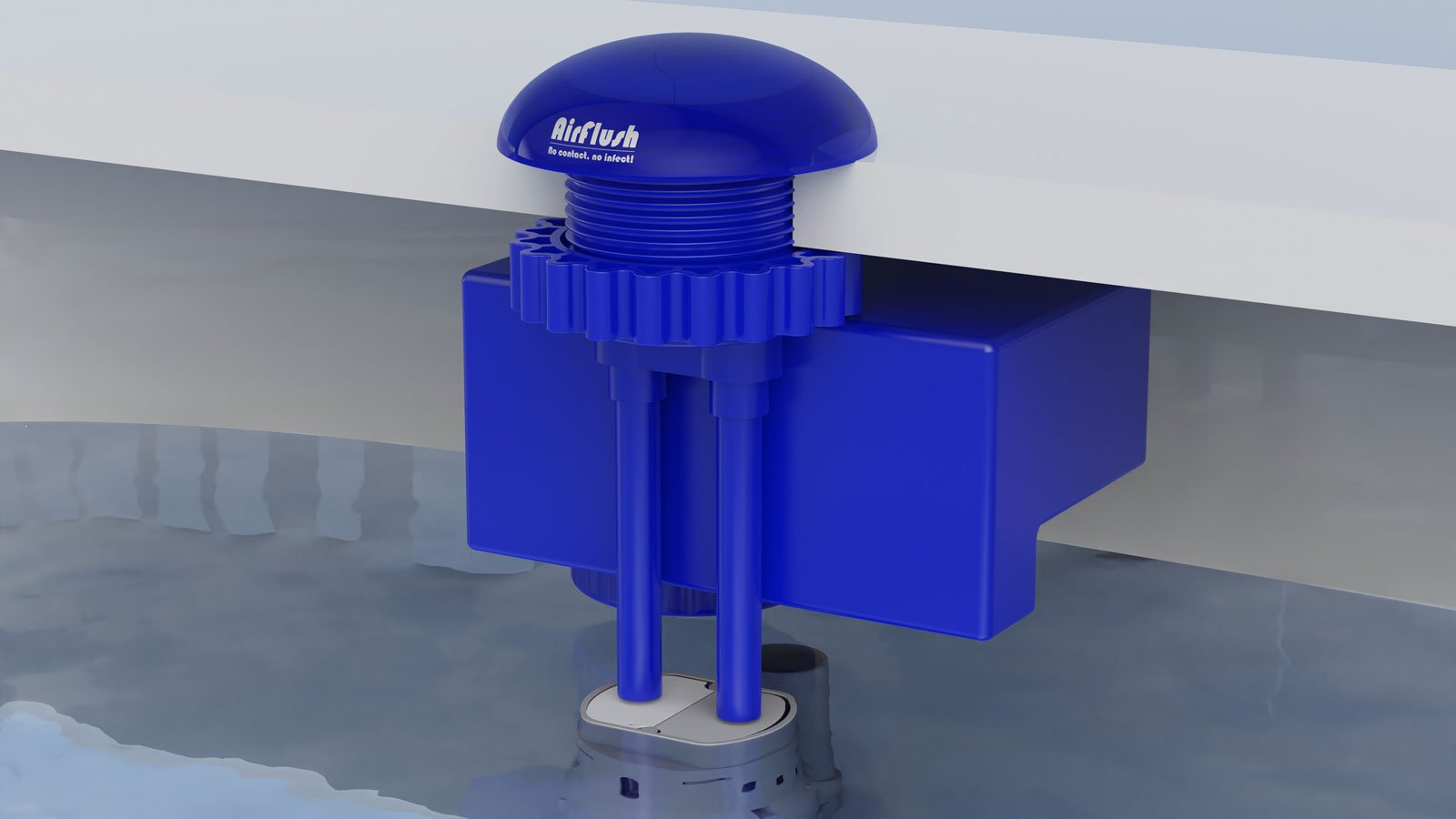 Airflush Touchless Toilet Flusher - Airflush